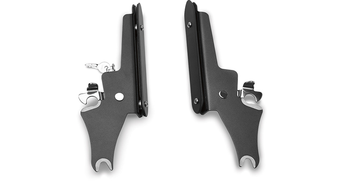 Windshields - Kqr Windshield Bracket Kit, Black