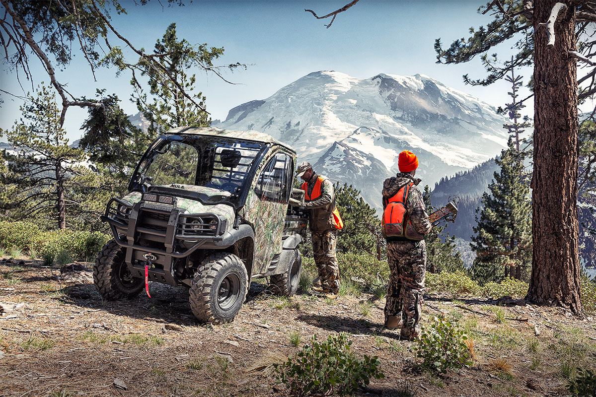 2023 MULE SX 4x4 XC FI CAMO Side x Side | Canadian Kawasaki Motors Inc.