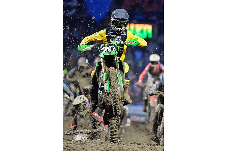 MONSTER ENERGY®/PRO CIRCUIT/KAWASAKI RIDER LEVI KITCHEN LANDS ON THE ...