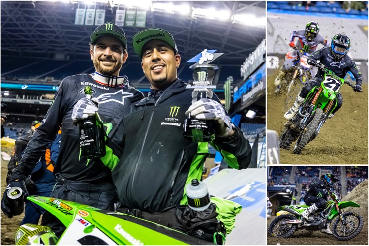 Monster Energy® Kawasaki Rider Jason Anderson Secures Second in Seattle ...