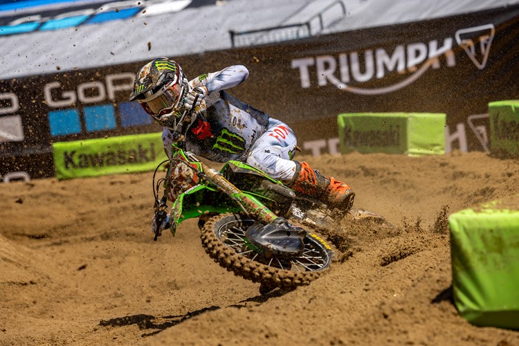 MONSTER ENERGY® KAWASAKI RIDER JASON ANDERSON STALKING THE PODIUM ONCE ...