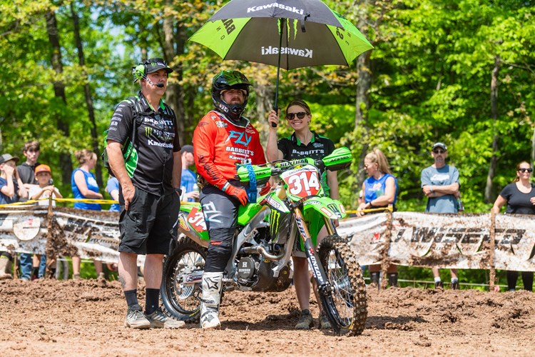 Babbitt's Online/Monster Energy®/Team Green™ Riders Tromp Through Mud At Seventh Round of the ...